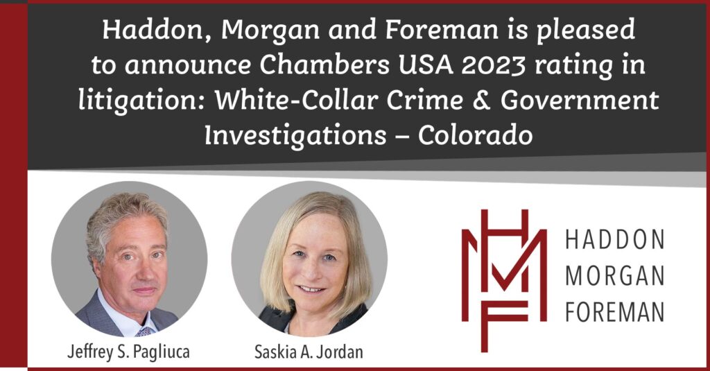 News - Haddon, Morgan and Foreman, P.C.