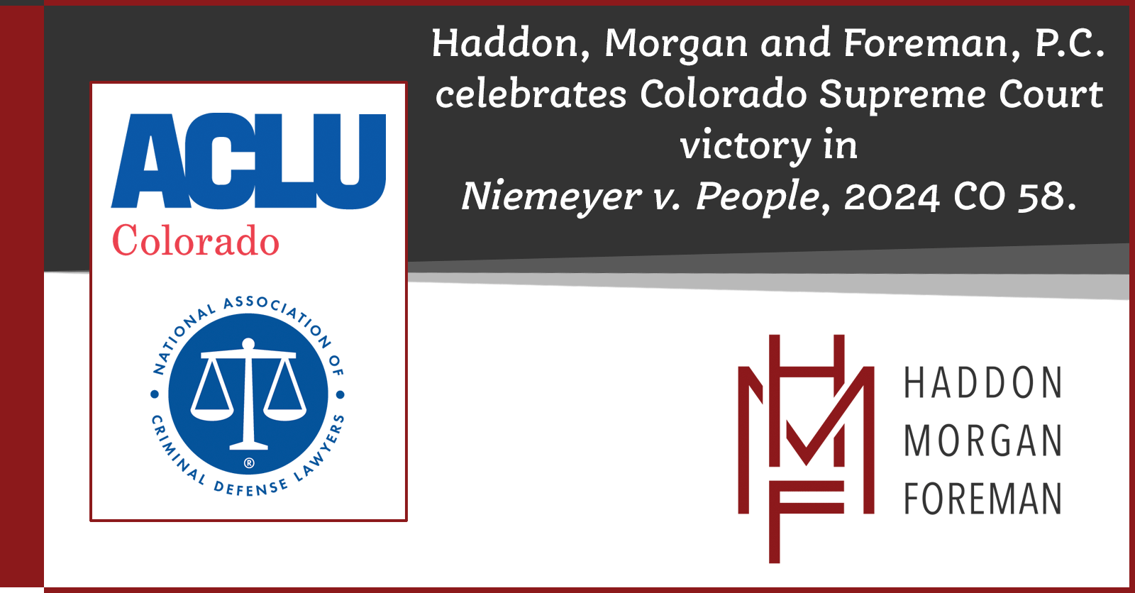 Haddon, Morgan and Foreman, P.C. celebrates Colorado Supreme Court ...